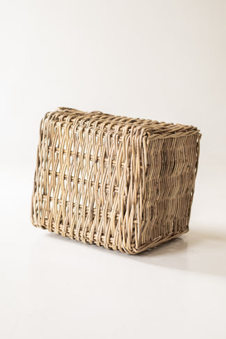 Rattan Square Kubu Grey Basket – Basketly